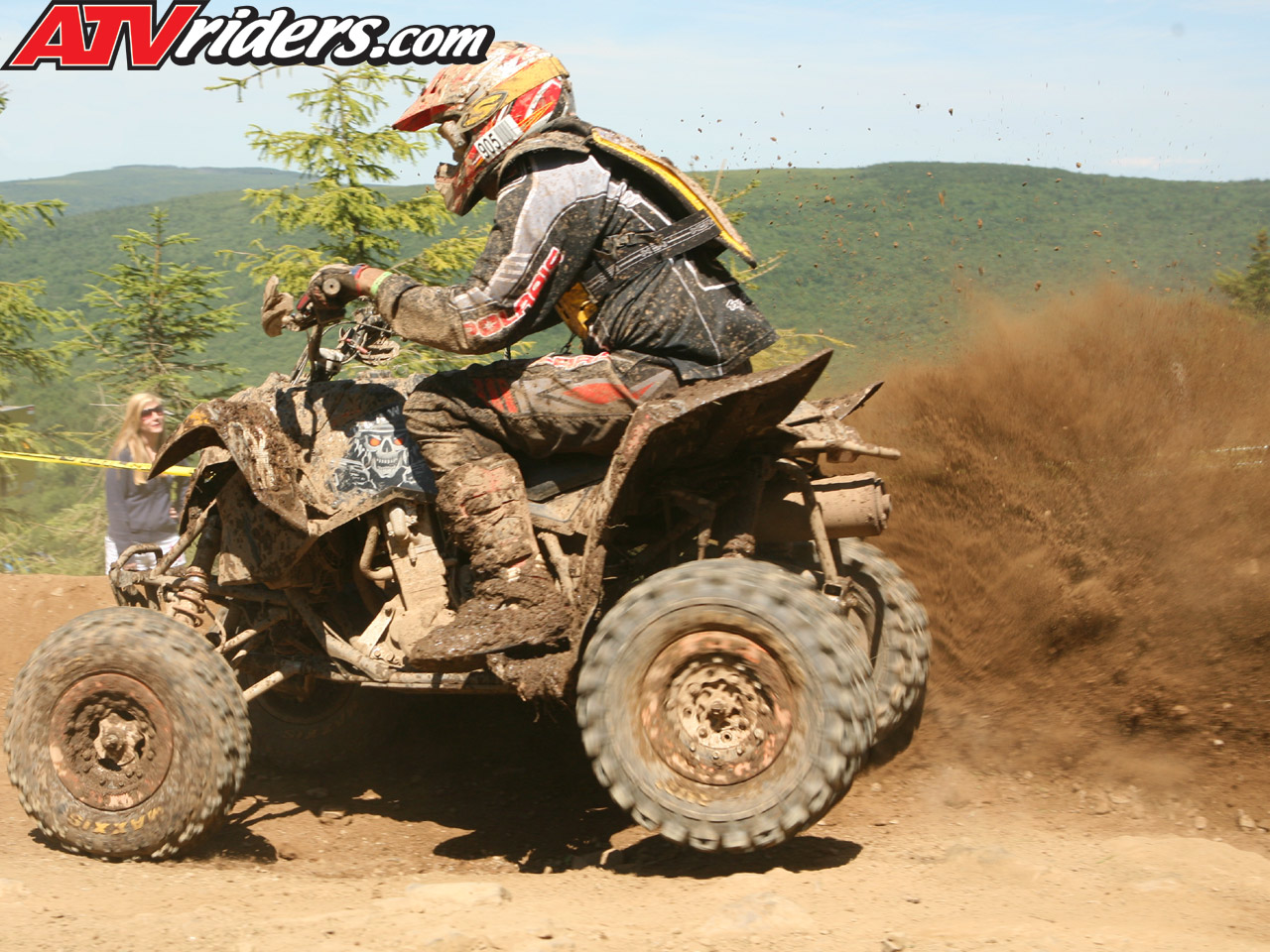 2007 Polaris Outlaw 525 IRS Snoeshoe GNCC ATV Race Review with Jeff Stoess