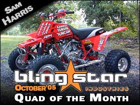 2005 Bling Star Quad of the Month - October - Yamaha Laeger Pro Trax ...